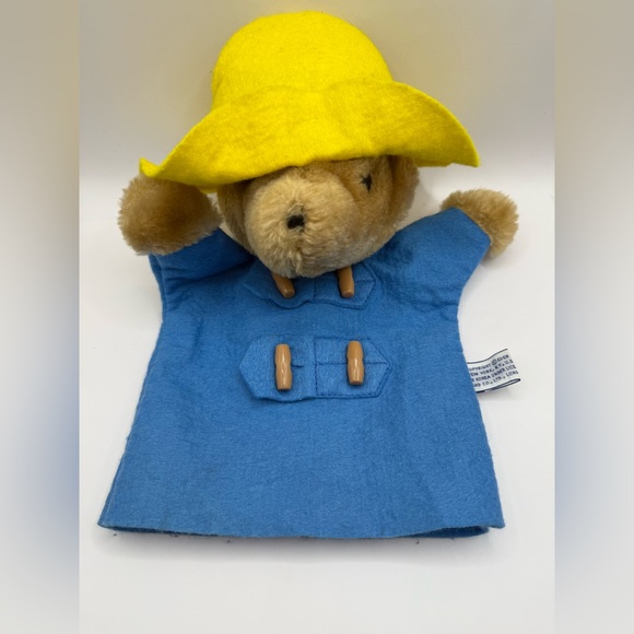 Eden | Toys | Vintage Paddington Bear 1 Hand Puppet Plush Felt Clothes ...